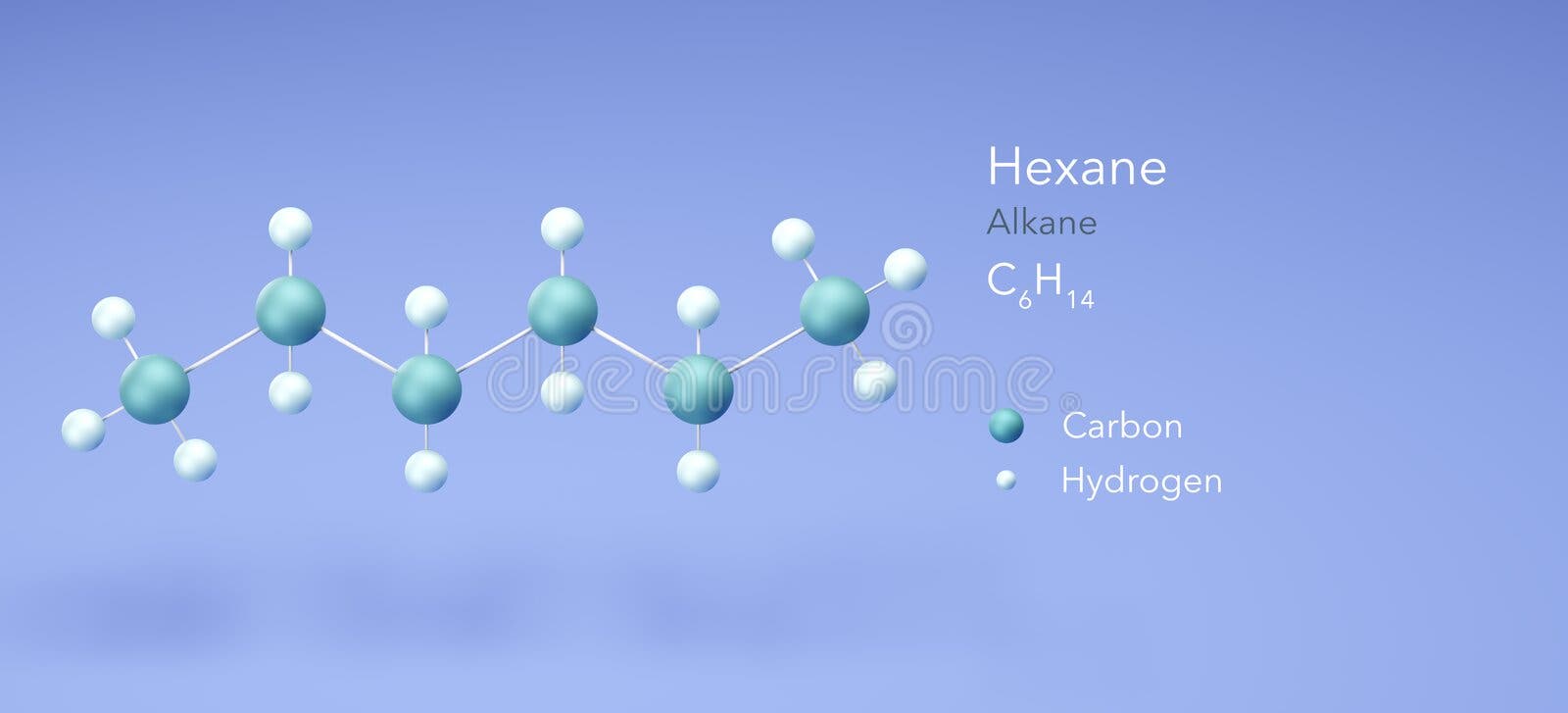 Hexane Formula Illustration Stock Illustration - Illustration of ...