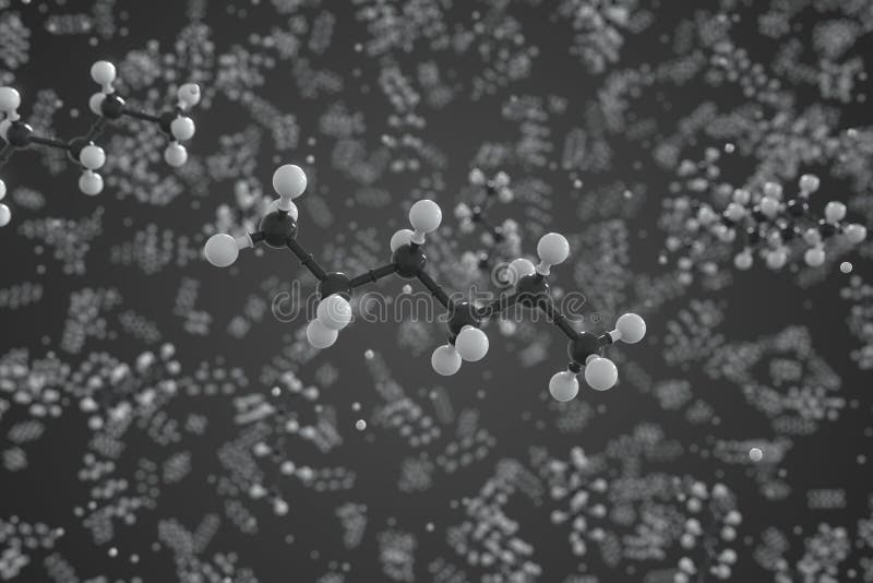 Hexane, Molecular Structures, Alkane, 3d Model, Structural Chemical ...