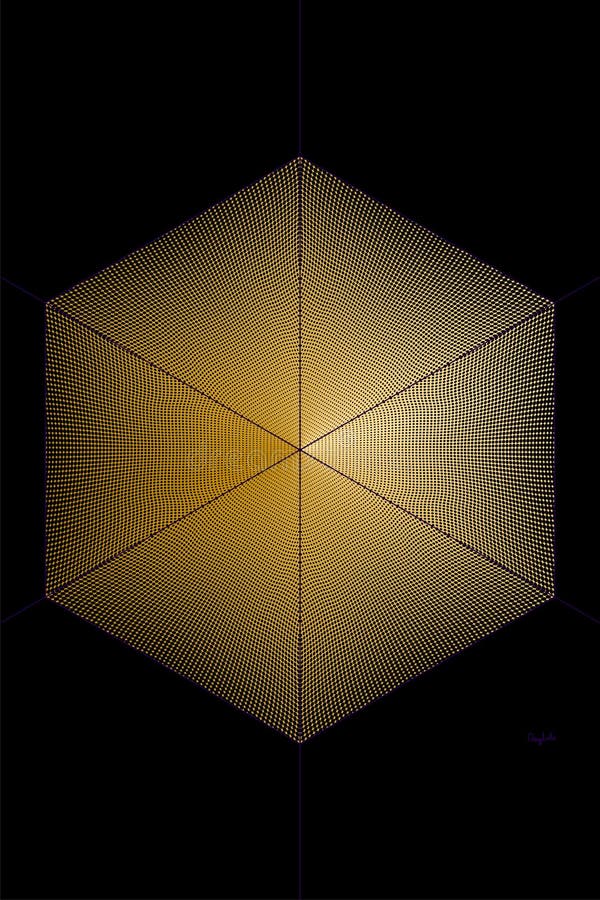 Vector De Textura Del Patrón Del Hexágono Dorado Ilustración del Vector - Ilustración de ...