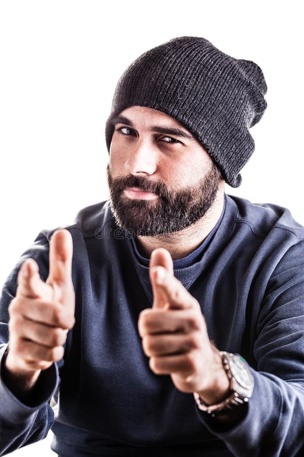 Hey bro! stock photo. Image of gangster, boss, handsome - 41064360
