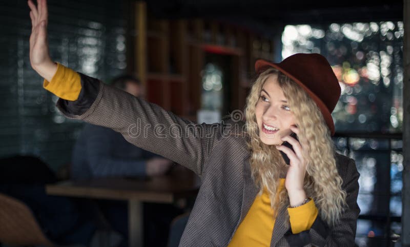 Hey, Here I am in the Old Place Stock Photo - Image of smart, mobile ...