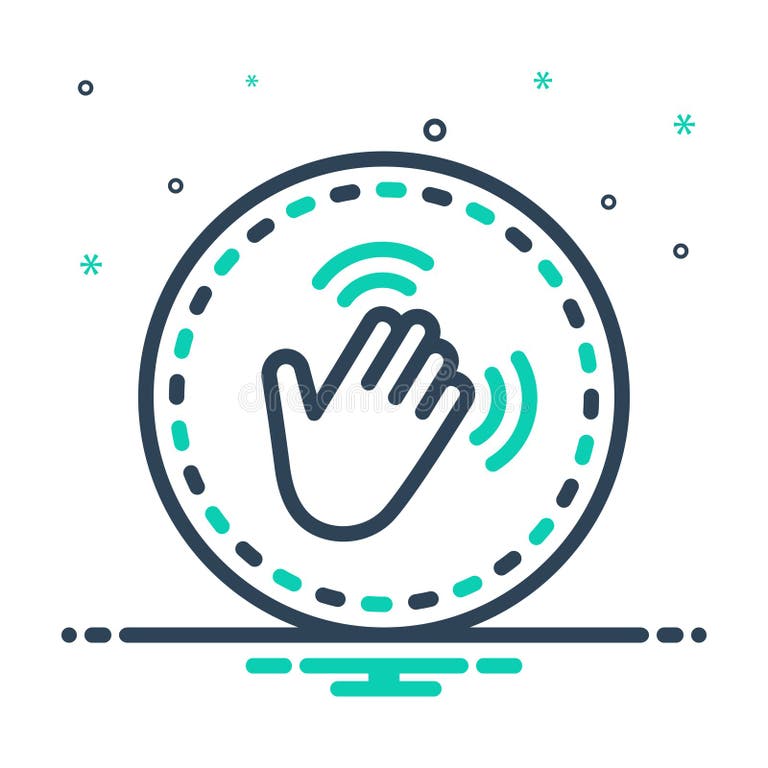 Mix Icon for Hey, Finger and Acknowledge Stock Vector - Illustration of ...