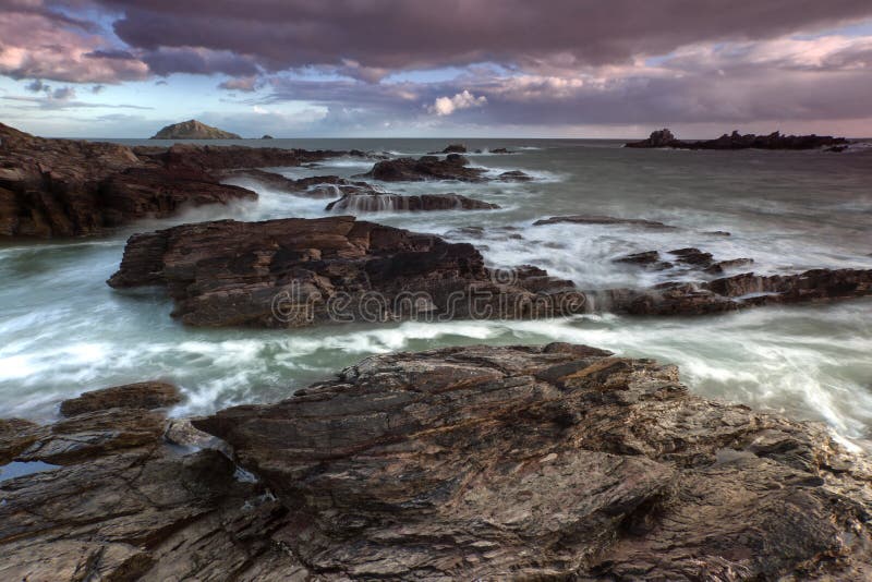 Heybrook Bay stock photo. Image of wave, shoreline, seascape - 23294148