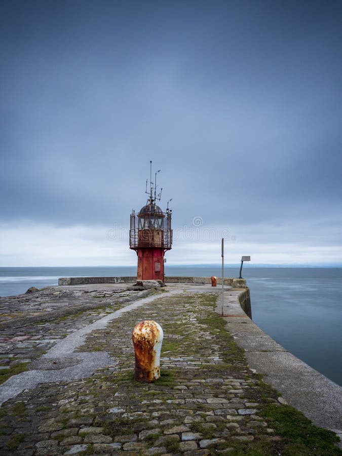 Heysham Pier and Lighthouse Stock Photo - Image of lighthouse, pier ...
