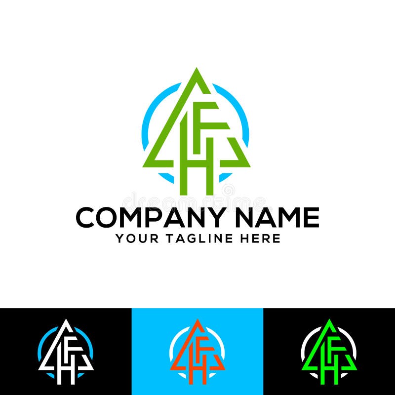 HFA Letter Logo Design. HFA Logo Design Stock Vector - Illustration of ...