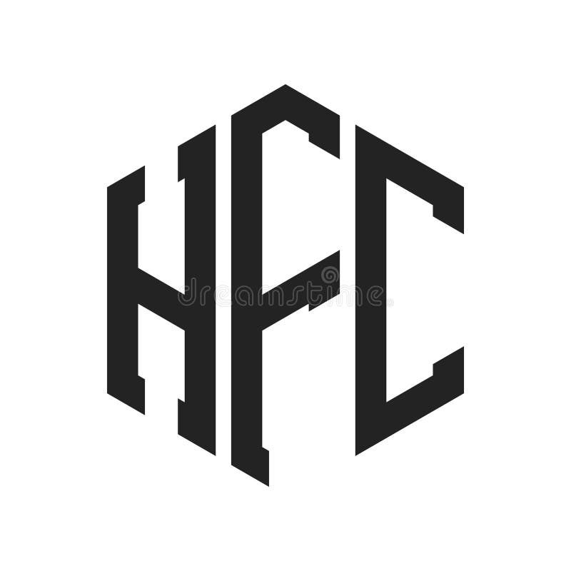 HFC Logo Design. Initial Letter HFC Monogram Logo Using Hexagon Shape ...