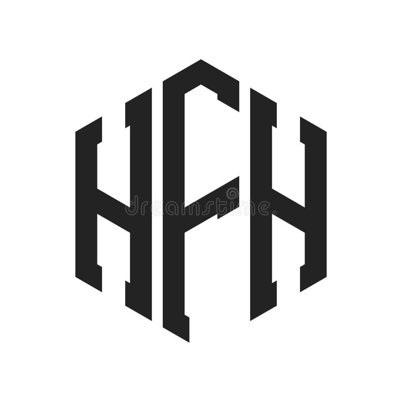 HFH Logo Design. Initial Letter HFH Monogram Logo Using Hexagon Shape ...