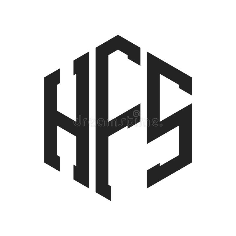 HFS Logo Design. Initial Letter HFS Monogram Logo Using Hexagon Shape ...