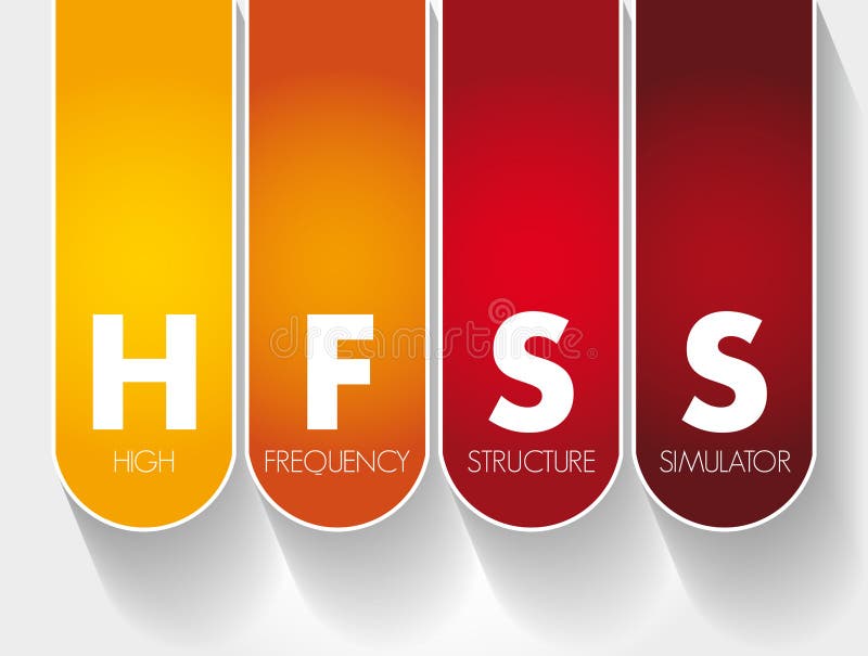 HFSS - High Frequency Structure Simulator Acronym with Marker ...