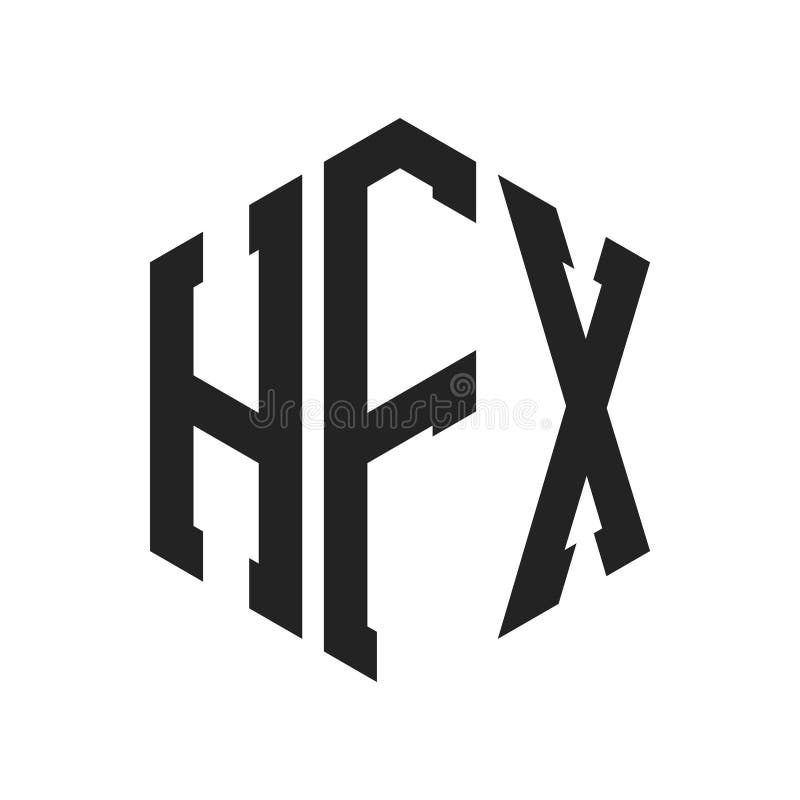 HFX Logo Design. Initial Letter HFX Monogram Logo Using Hexagon Shape ...