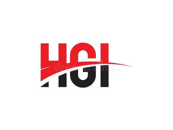 HGI Letter Initial Logo Design Vector Illustration Stock Vector ...