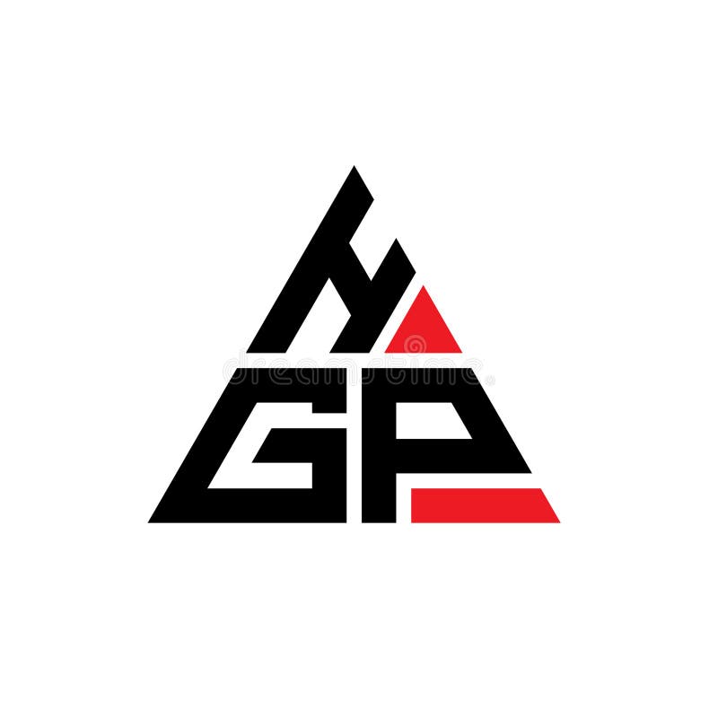 HGP Triangle Letter Logo Design with Triangle Shape. HGP Triangle Logo ...
