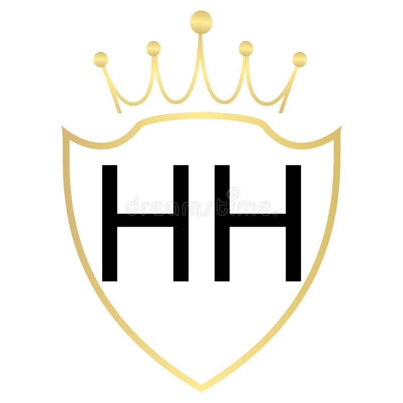 HH Letter Logo Design with Simple Style Stock Illustration ...