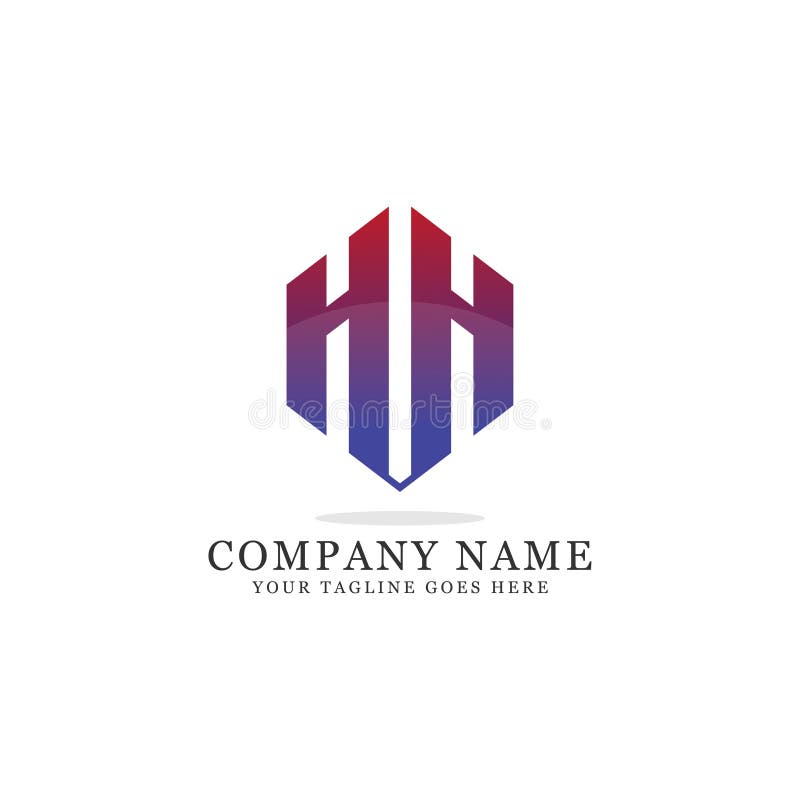 HH Monogram Logo Design Vector, HH Initial Name Logo Inspiration Stock ...