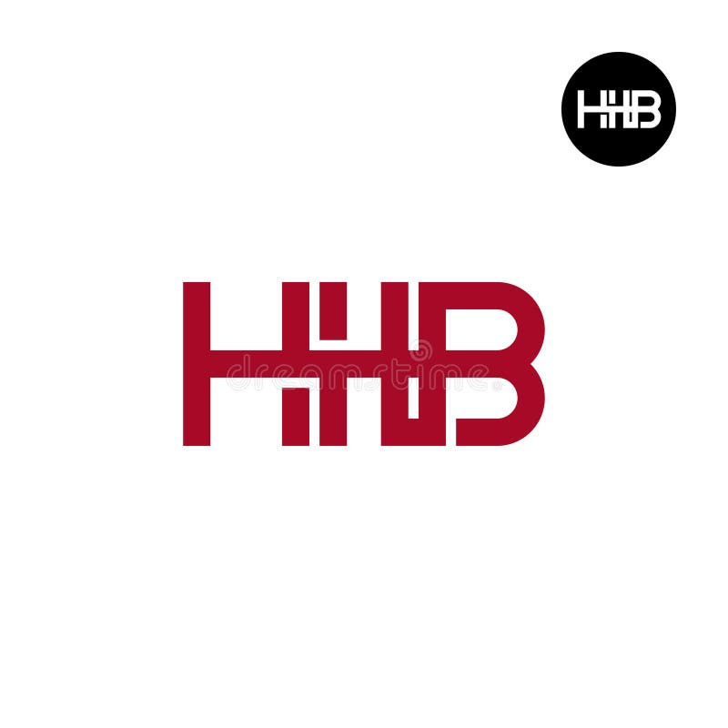 HHB Logo Letter Monogram Design Stock Vector - Illustration of simple ...