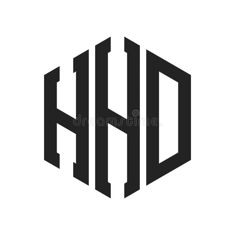HHD Logo Design. Initial Letter HHD Monogram Logo Using Hexagon Shape ...