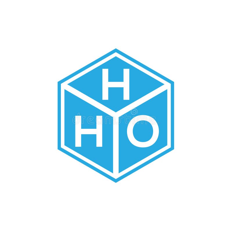 HHO Letter Logo Design on Black Background. HHO Creative Initials ...