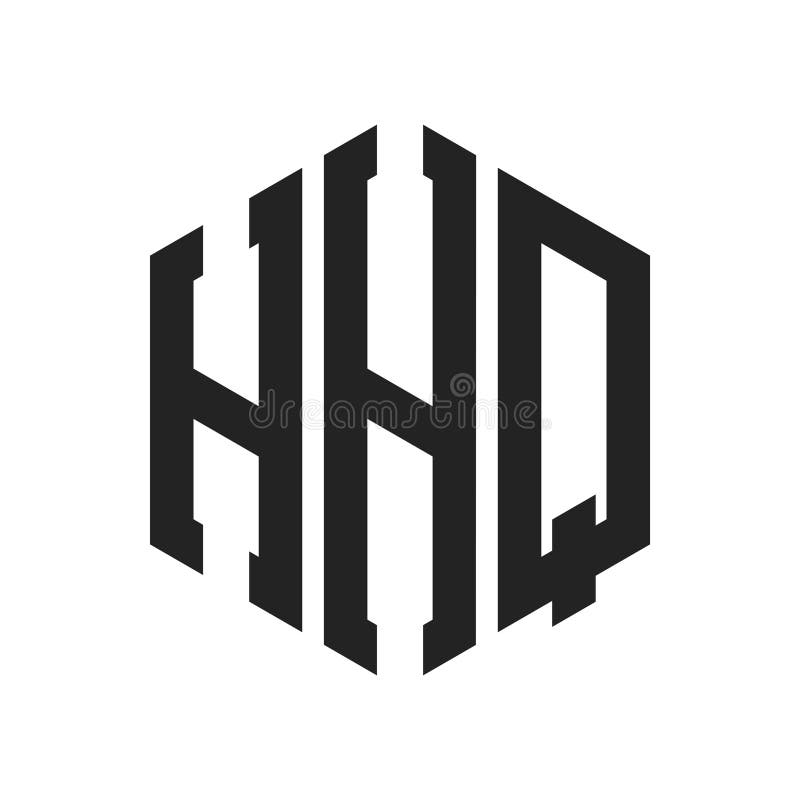 HHQ Logo Design. Initial Letter HHQ Monogram Logo Using Hexagon Shape ...