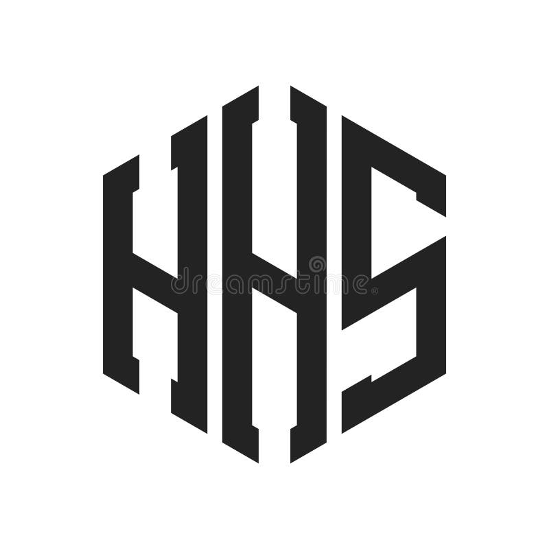 HHS Logo Design. Initial Letter HHS Monogram Logo Using Hexagon Shape ...