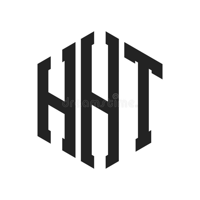 HHT Logo Design. Initial Letter HHT Monogram Logo Using Hexagon Shape ...