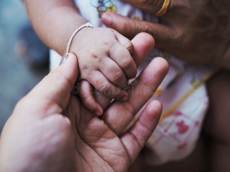 Hi baby stock photo. Image of cute, baby, child, hand - 114491982