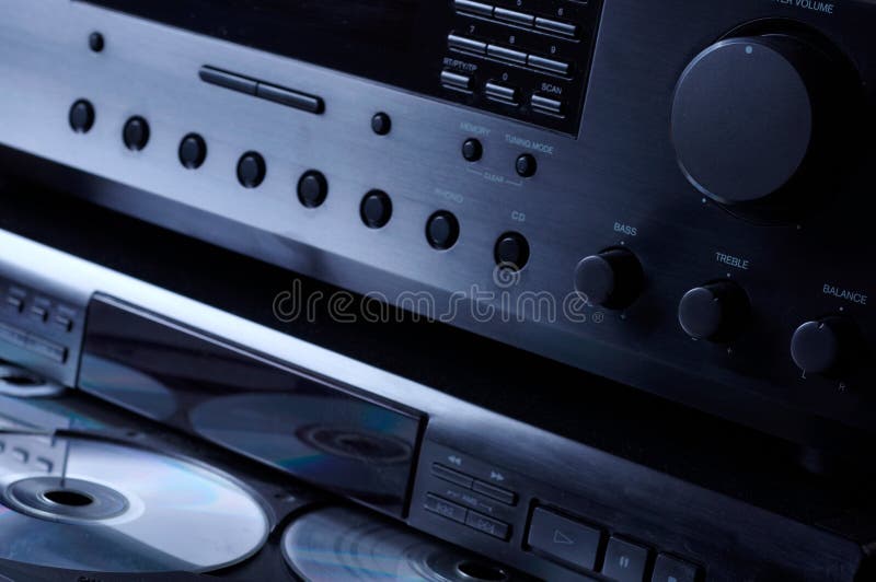 Hi-end Audio System stock photo. Image of standard, electronic - 12469332