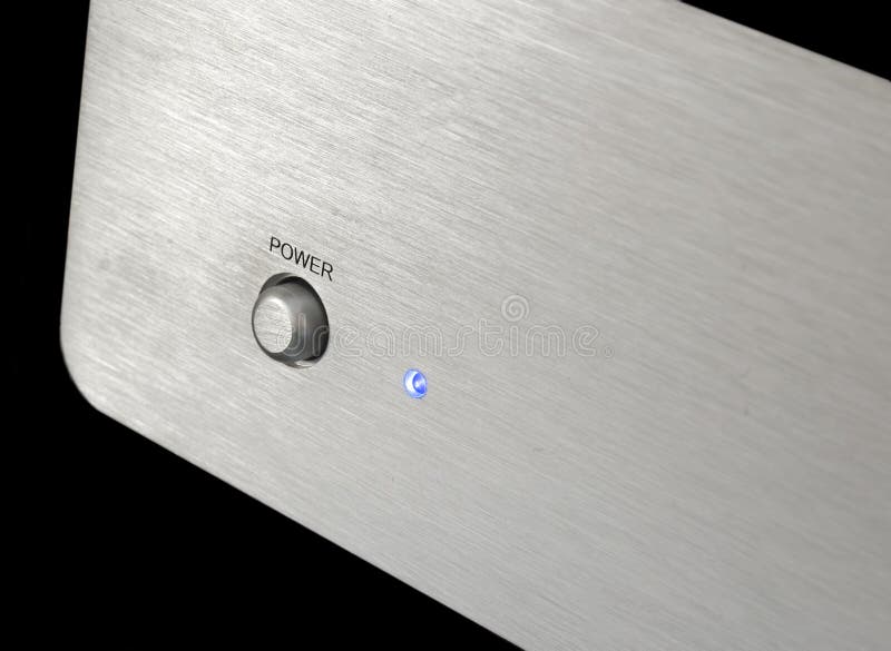 Hi-Fi [3] stock image. Image of aluminum, titan, button - 310037