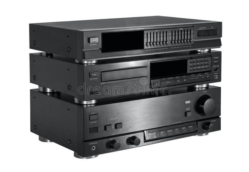 Hi-Fi Audio System stock image. Image of play, technology - 103291641