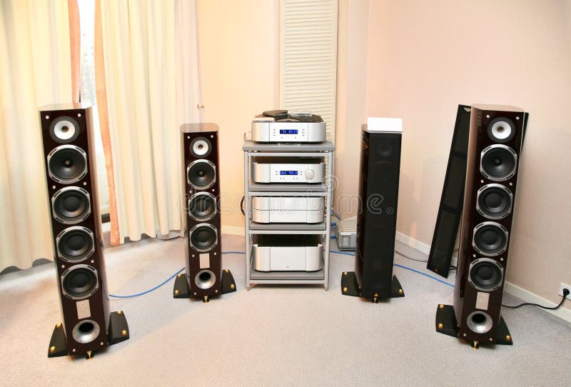 Hi-fi music stock image. Image of bass, home, interior - 2265067