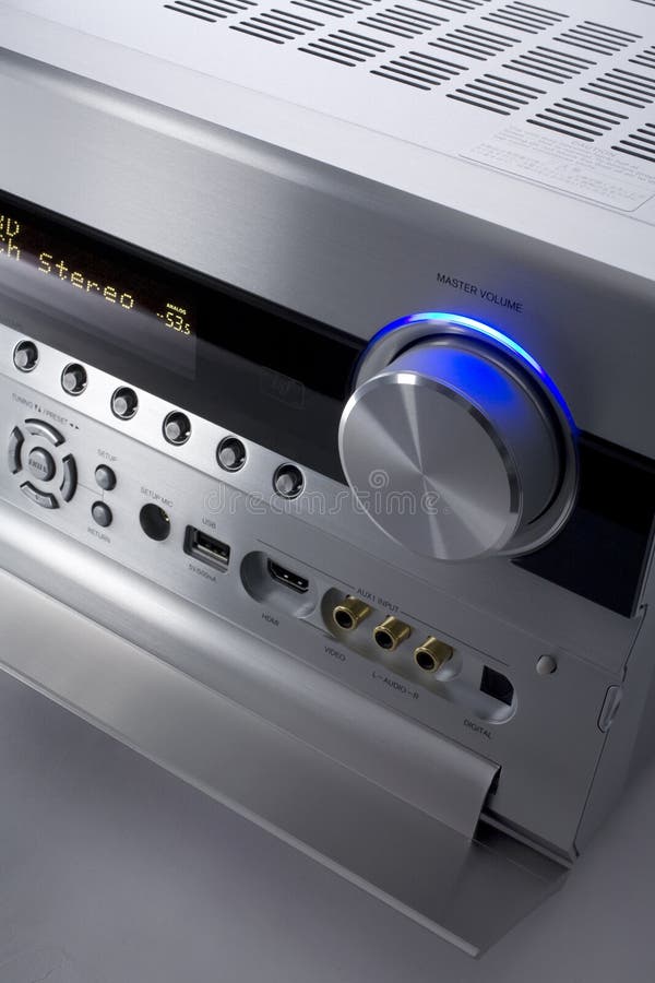 Hi-Fi receiver stock photo. Image of listening, audio - 12403654