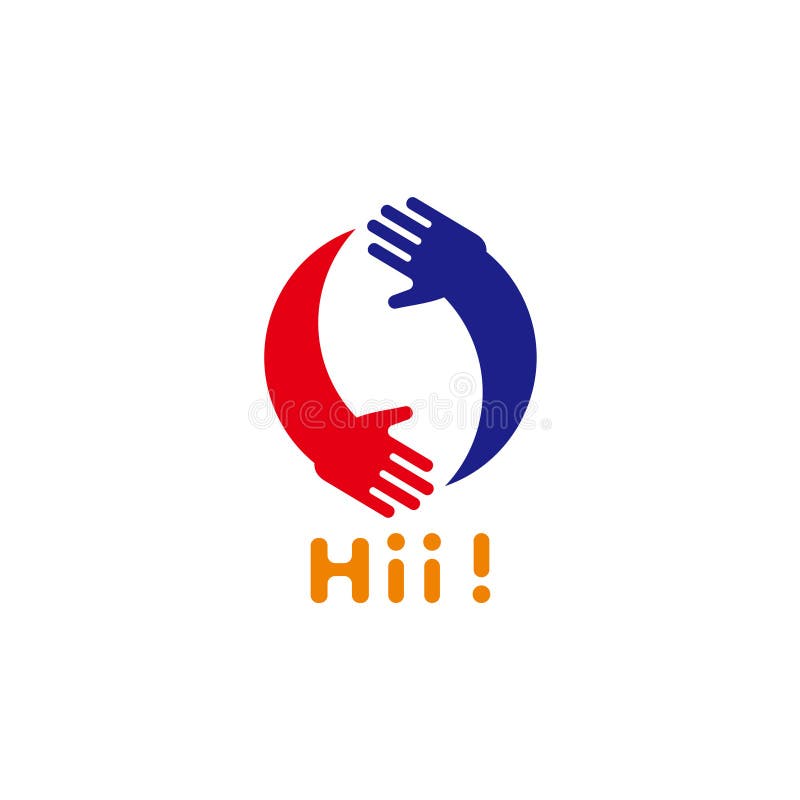 Hi Hand Care Symbol Motion Design Symbol Vector Stock Vector ...