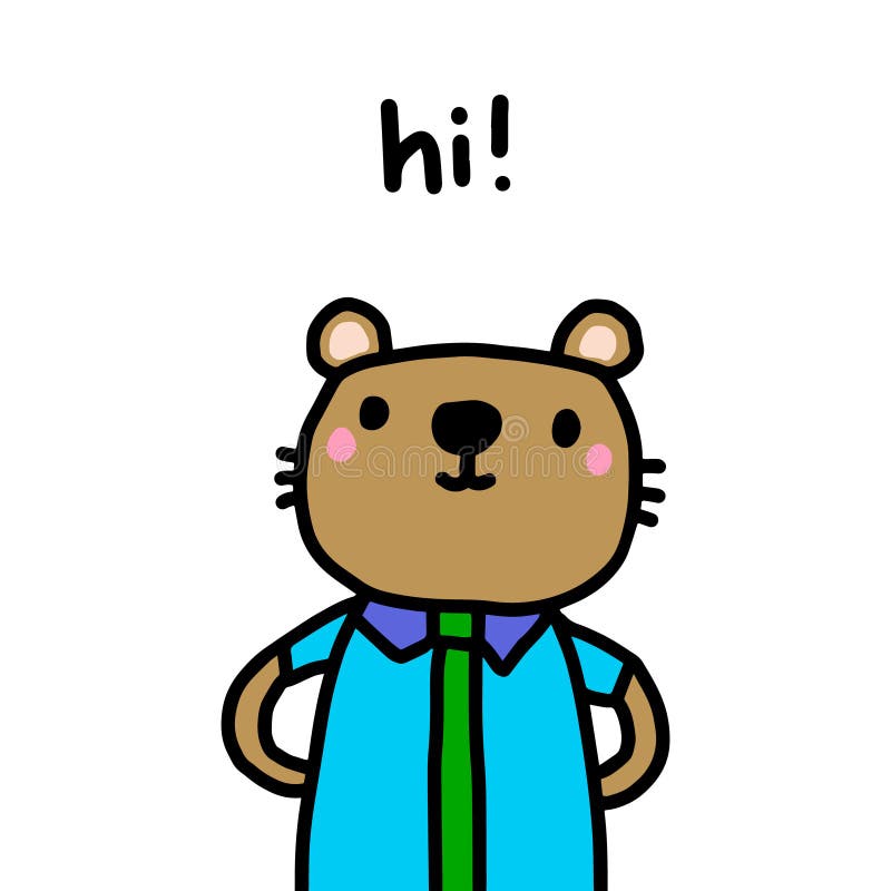 Hi Bear Stock Illustrations – 107 Hi Bear Stock Illustrations, Vectors ...