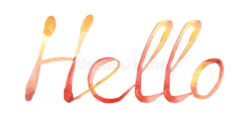 Hi, Hello. Banner, Poster and Sticker Concept with Text Hello Stock ...