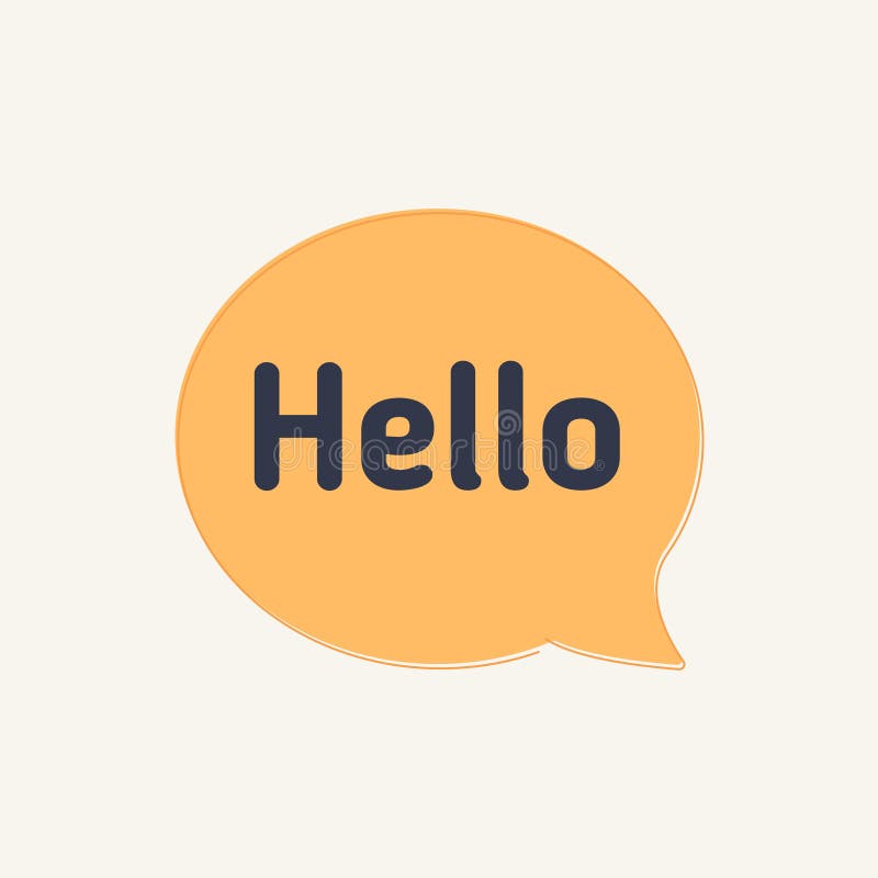 Hi, Hello. Banner, Speech Bubble, Poster and Sticker Concept with Text ...