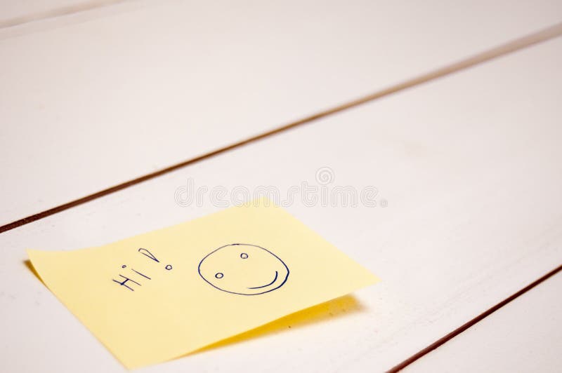 Hi post it stock photo. Image of processing, post, nature - 51942966