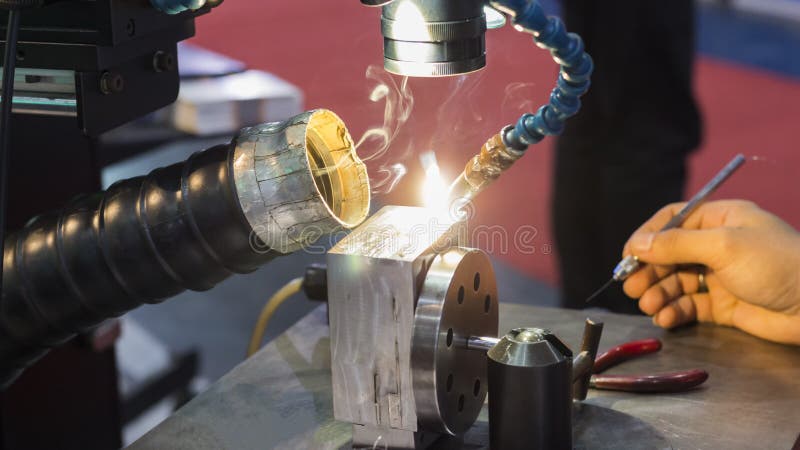 The Hi-precision Welding Process Stock Photo - Image of factory ...