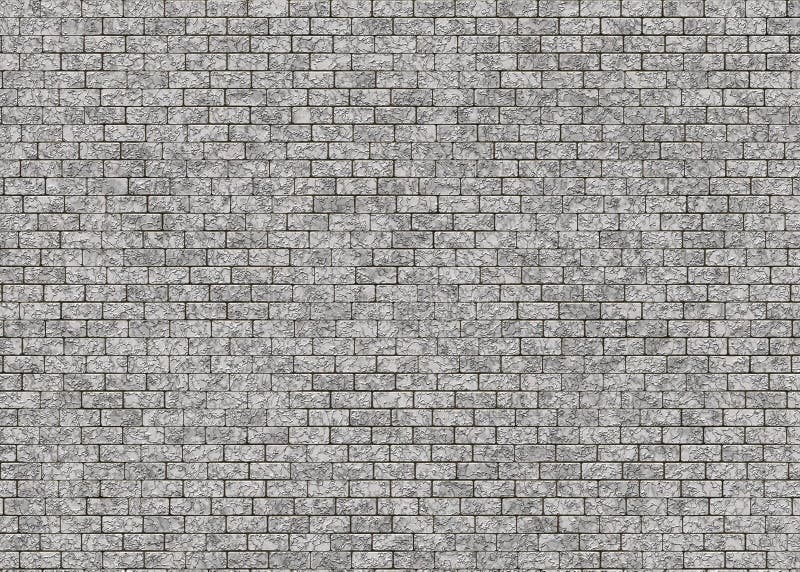 Hi-res Grey Small Brick Wall Pattern Stock Illustration - Illustration ...