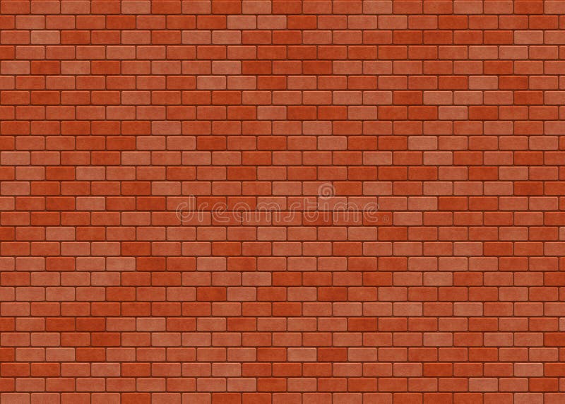 Hi-res Red Small Brick Wall Pattern Stock Illustration - Illustration ...
