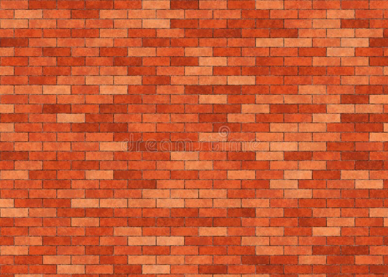Old Hi-res Red Small Brick Wall Pattern Stock Illustration ...