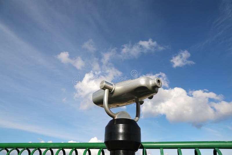 Hi-spy viewing machine stock photo. Image of skyscape - 98237874