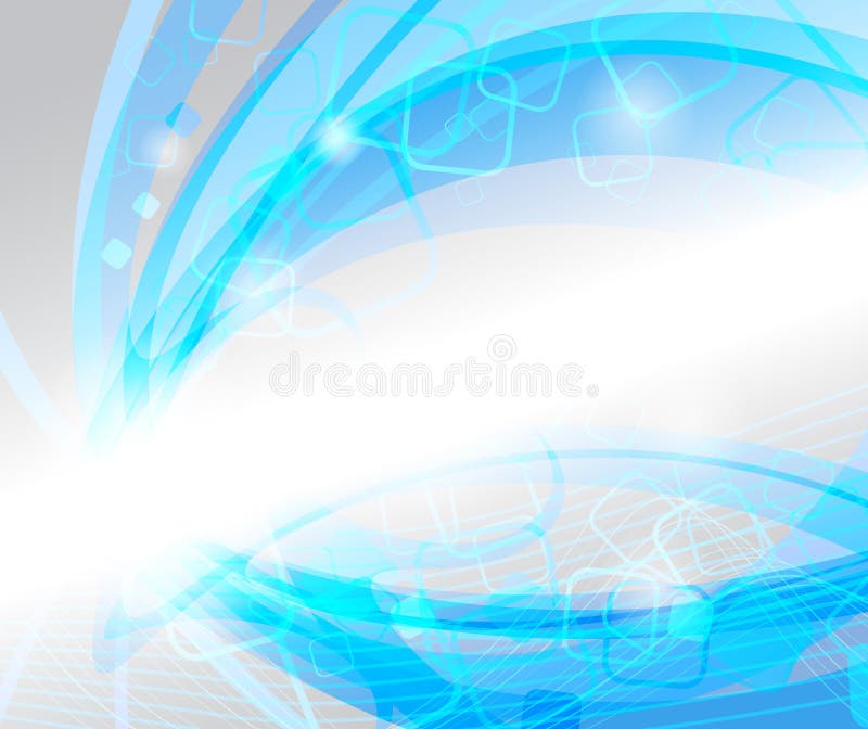 Hi-tech blue abstraction stock vector. Illustration of abstract - 18411056