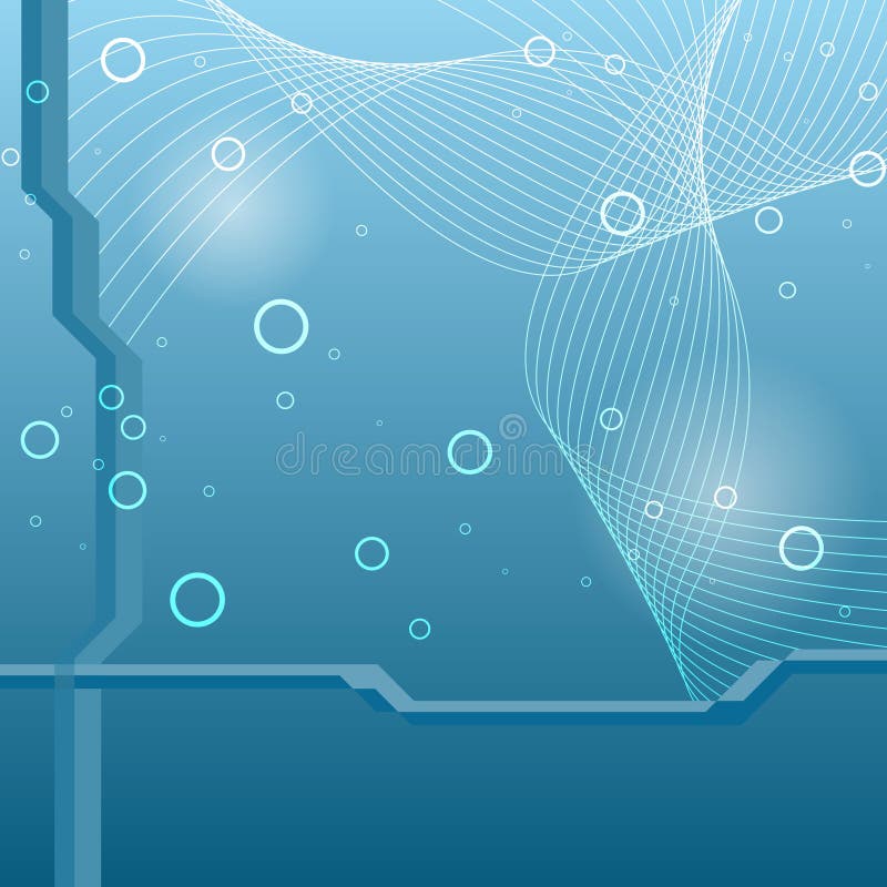 Hi-tech Blue Background Picture. Image: 21121331