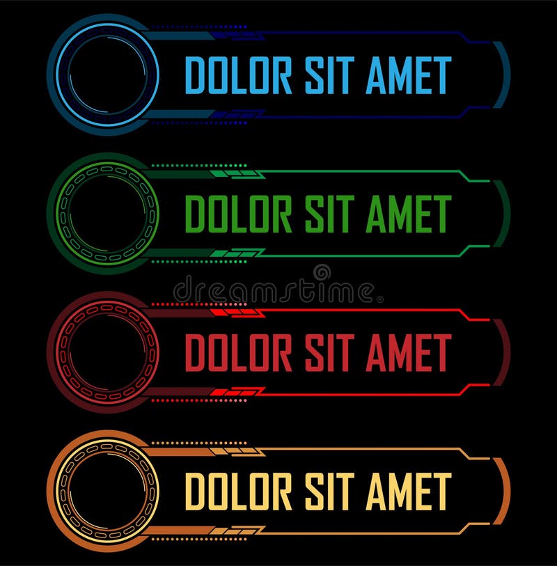 Hi-tech buttons stock vector. Illustration of navigation - 58393720