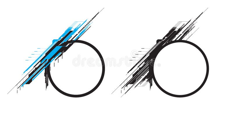 Hud Tech Diagonal Lines Stock Illustrations – 4 Hud Tech Diagonal Lines ...