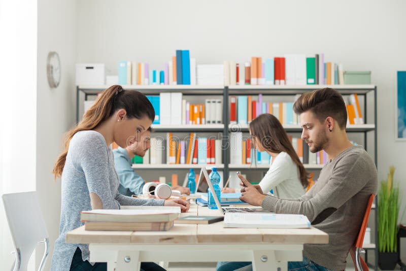 Hi-tech classroom stock photo. Image of class, graduate - 76617880