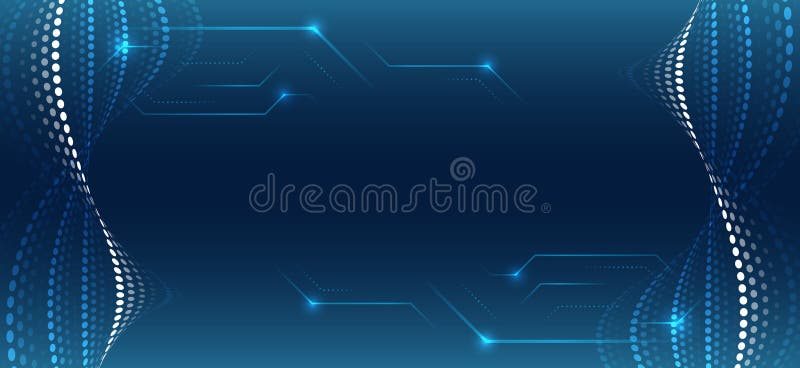 Hi-tech Communication Design. Electronic Vector Illustration Stock ...