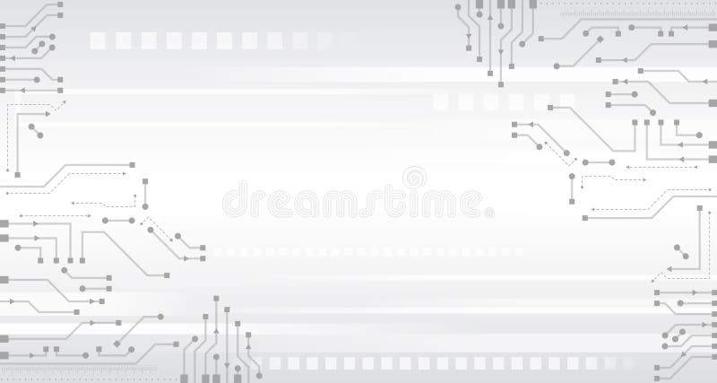 Hi-tech Communication Design. Electronic Vector Illustration Stock ...