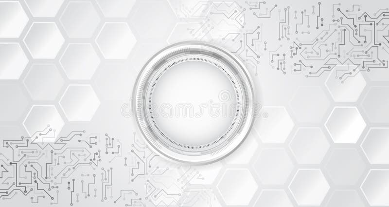 Hi-tech Communication Design. Electronic Vector Illustration Stock ...