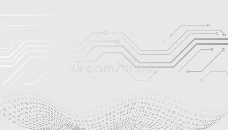 Hi-tech Communication Design. Electronic Vector Illustration Stock ...