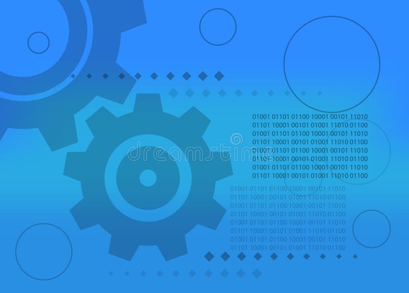 Hi-tech Computer Background. Vector Clip-art Stock Vector ...